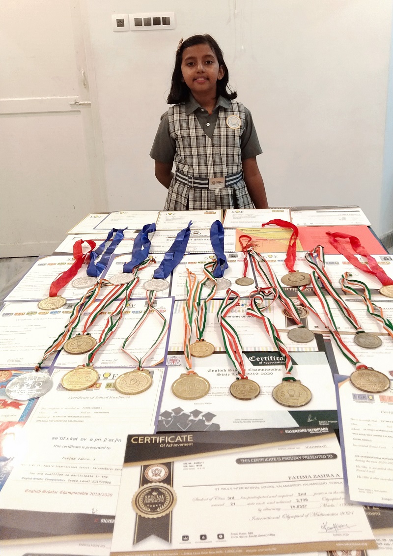 SOF HALL OF FAME-FATIMA ZAHRA | Science Olympiad Foundation