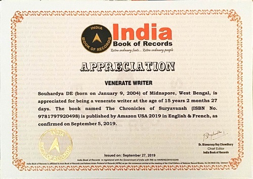 SOF HALL OF FAME-SOUHARDYA DE | Science Olympiad Foundation