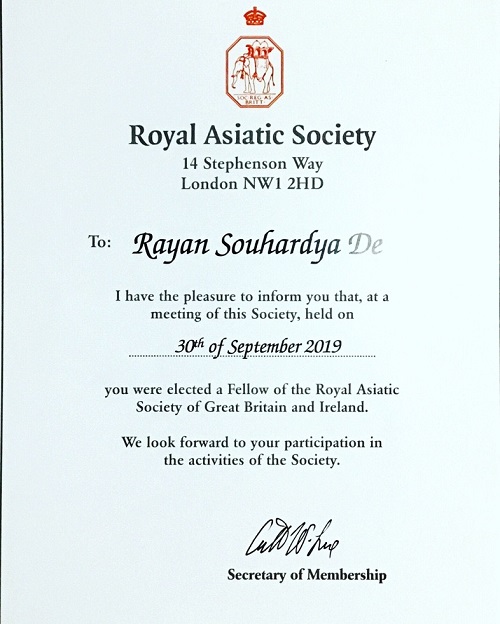 SOF HALL OF FAME-SOUHARDYA DE | Science Olympiad Foundation